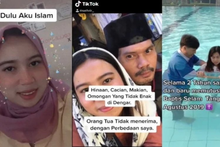 Viral di Media Sosial Video Wanita Ngaku Dulu Islam, Kini Kristen ...